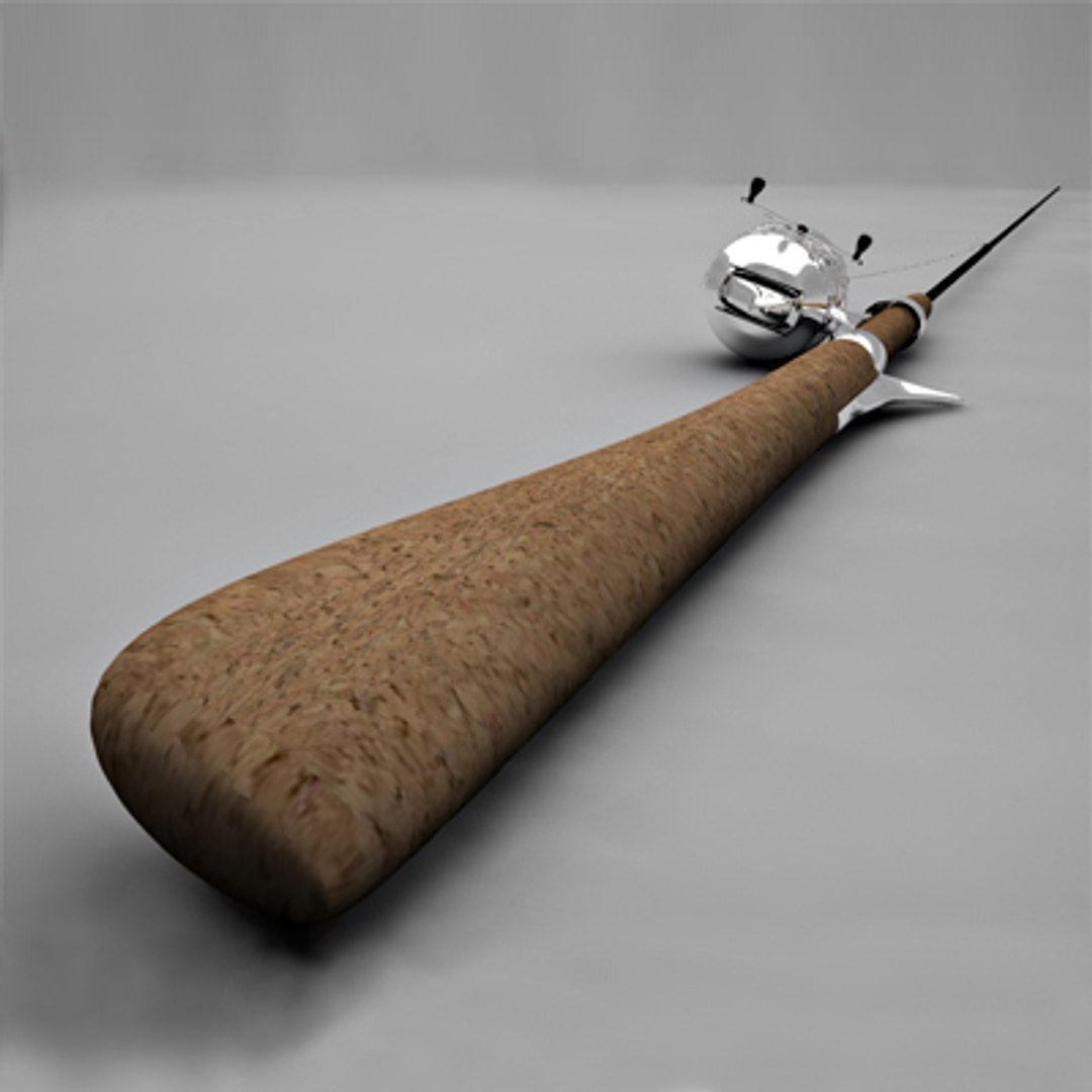 fishing rod 3d model