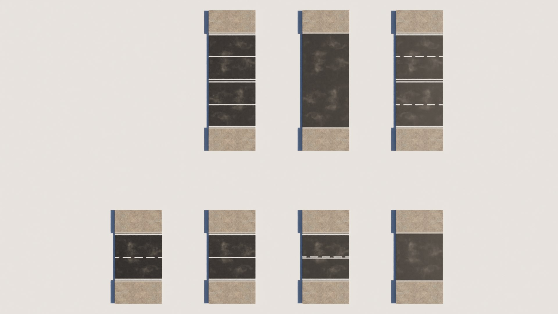 3D Moduler Asphalt Roadway - TurboSquid 2121925