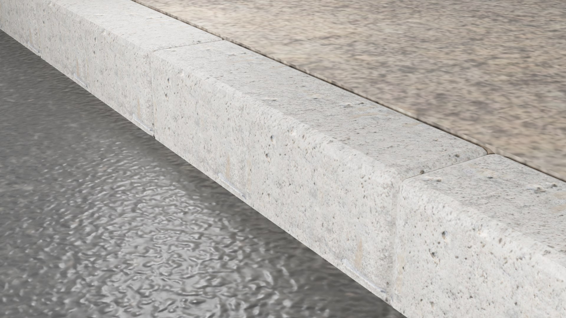 3D Moduler Asphalt Roadway - TurboSquid 2121925