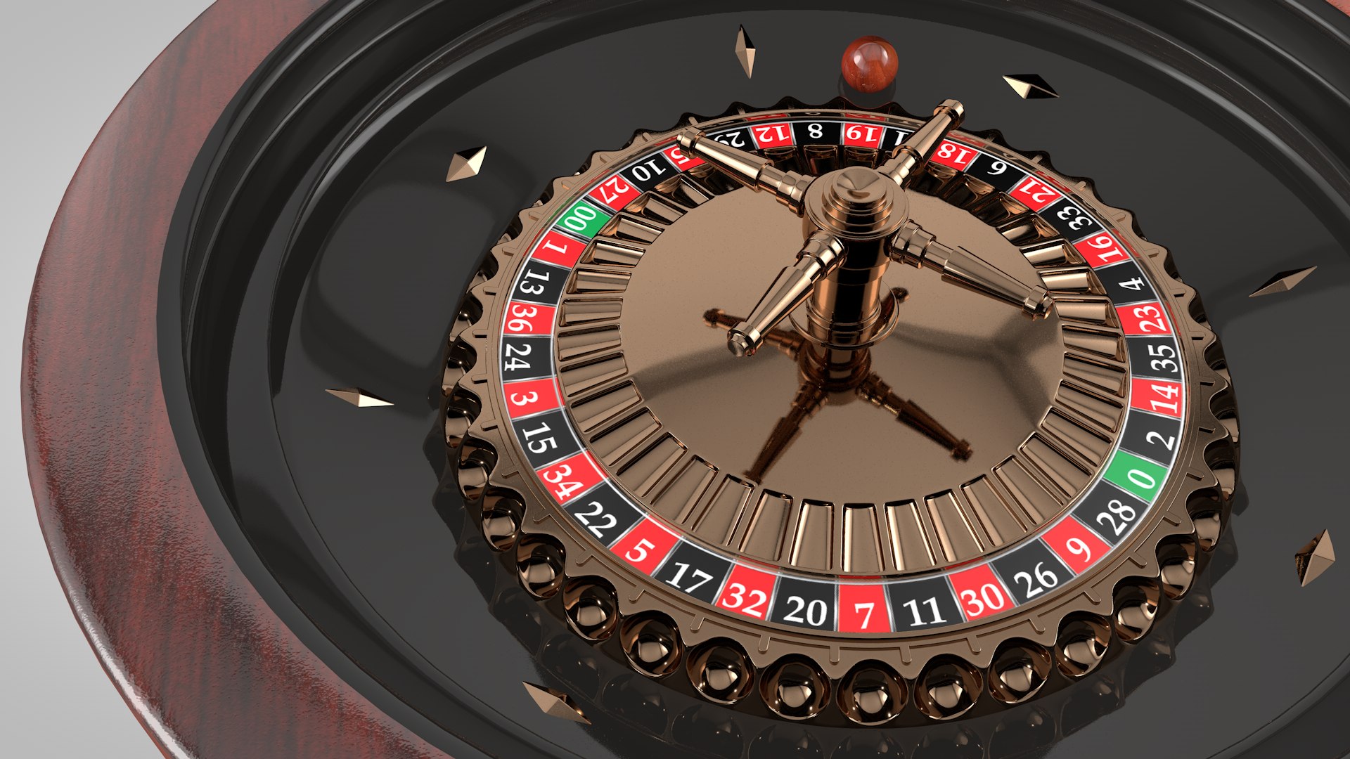 3d Model Roulette Wheel