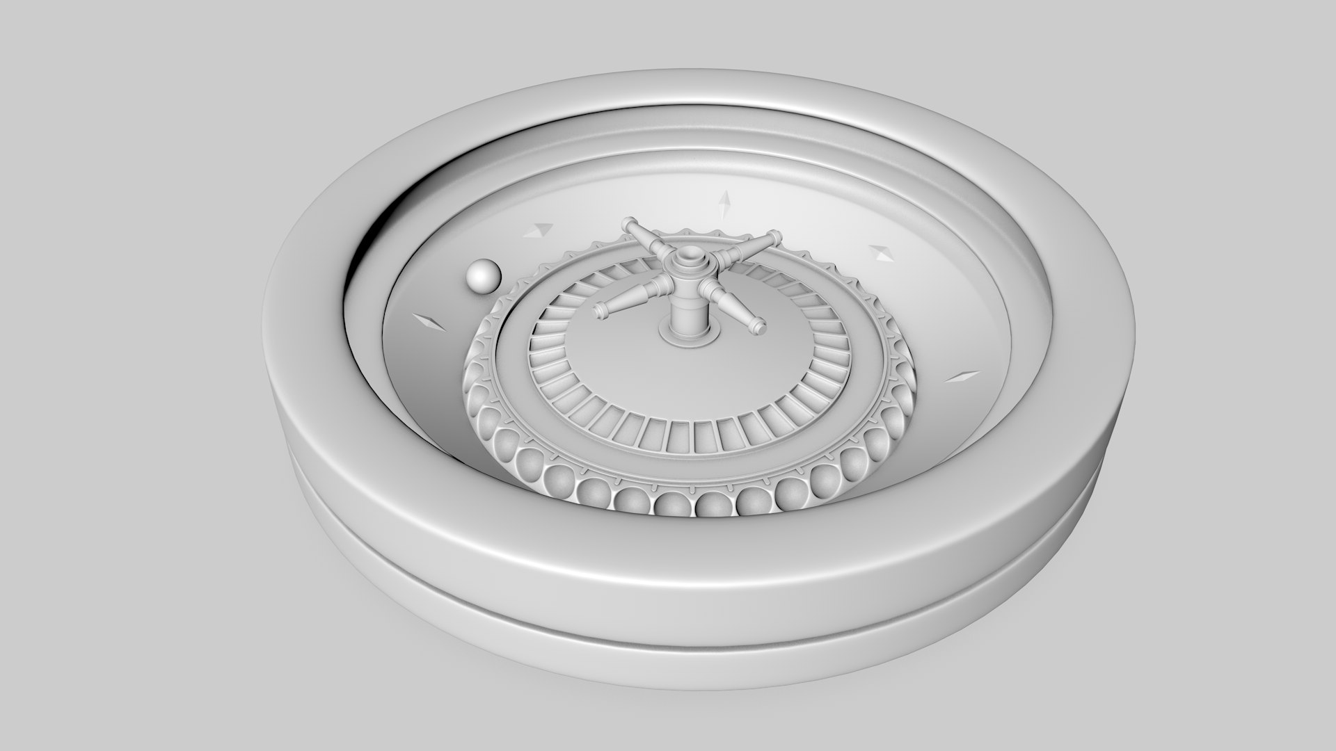 3d Model Roulette Wheel