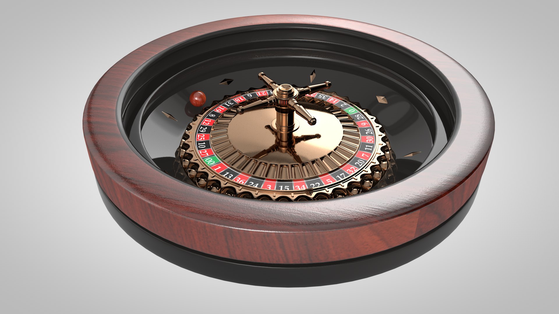 3d Model Roulette Wheel