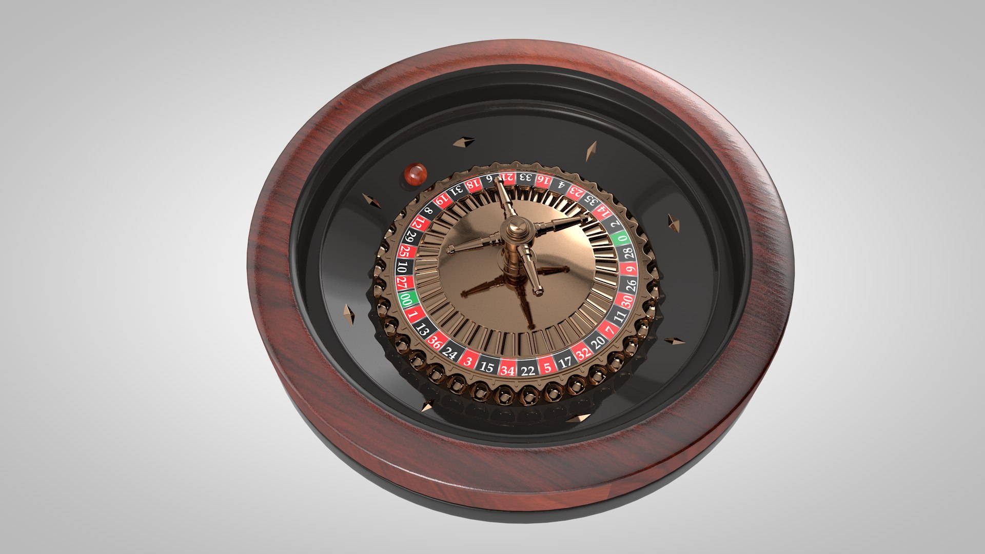 3d Model Roulette Wheel