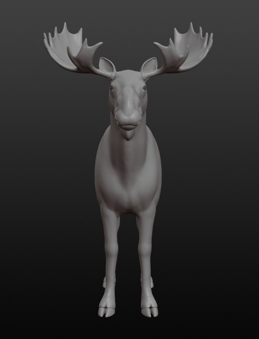 3D Moose Base Mesh Model - TurboSquid 1433819