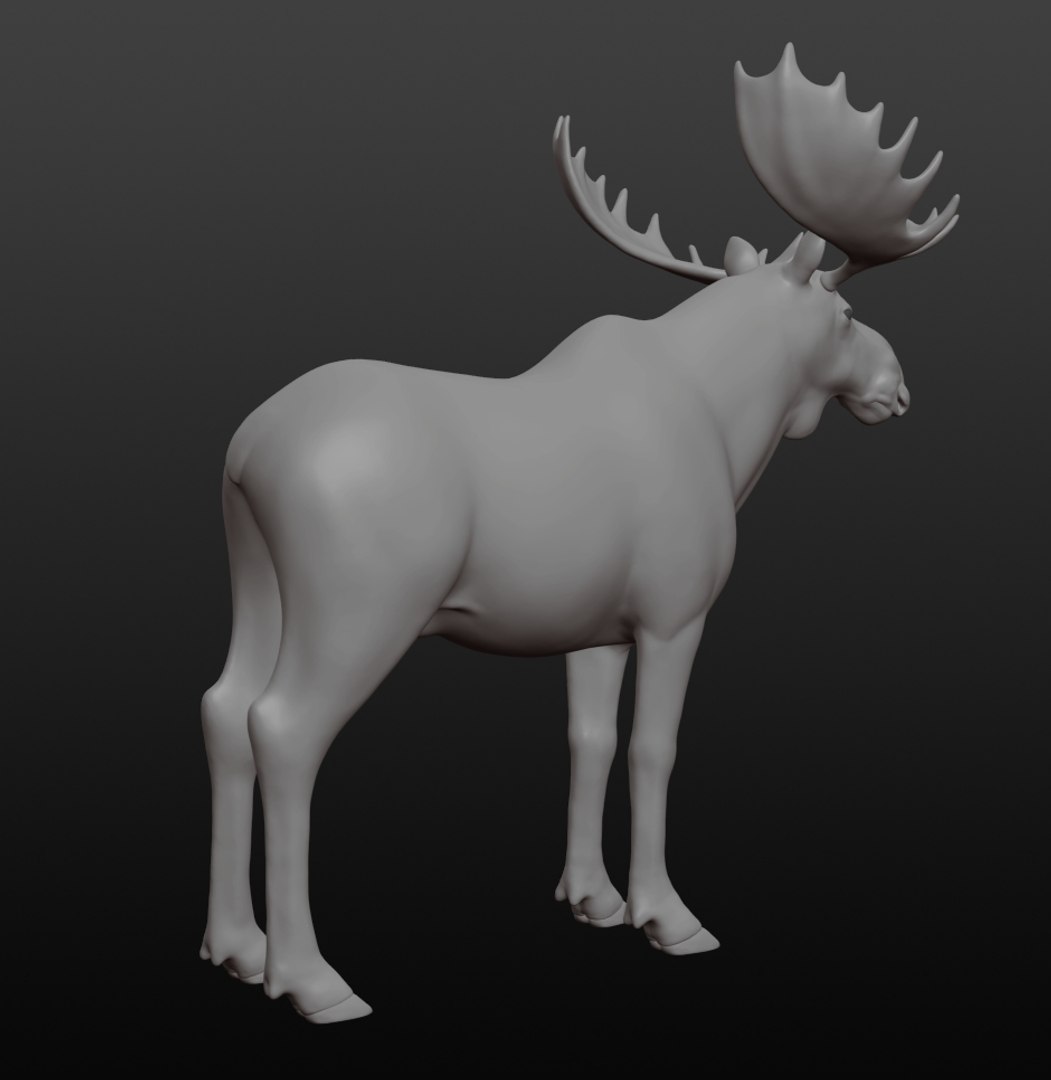 3D Moose Base Mesh Model - TurboSquid 1433819