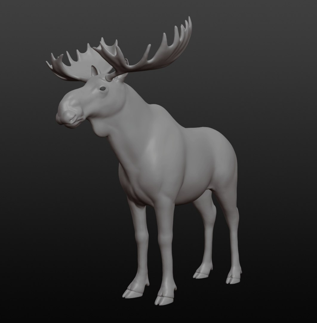 3D Moose Base Mesh Model - TurboSquid 1433819