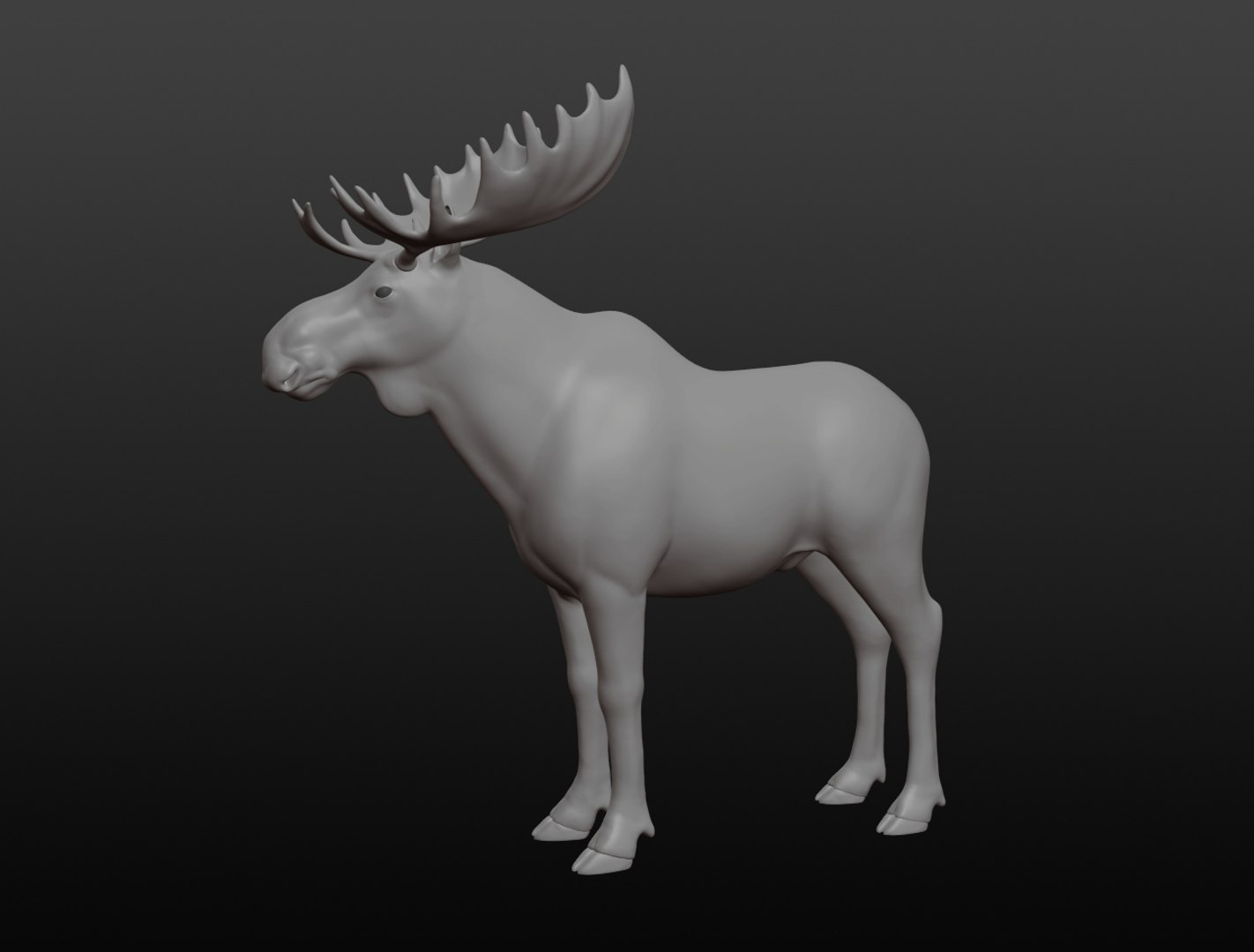 3D Moose Base Mesh Model - TurboSquid 1433819