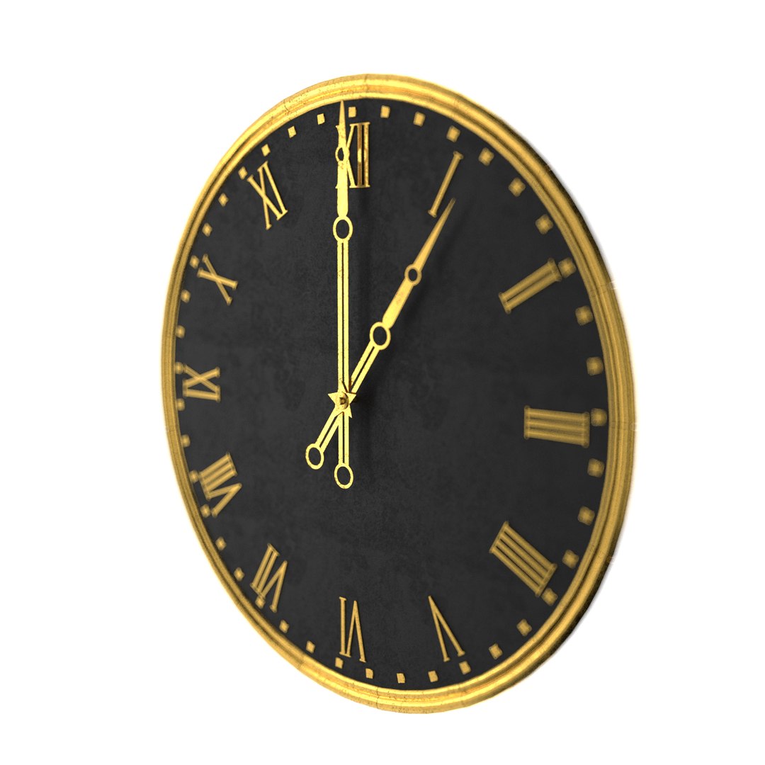 Big Clock 3D - TurboSquid 1510266