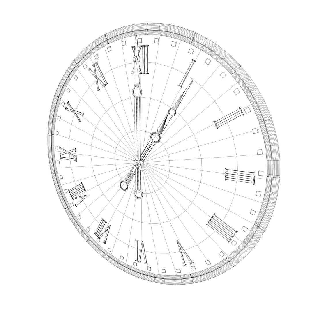 Big Clock 3D - TurboSquid 1510266