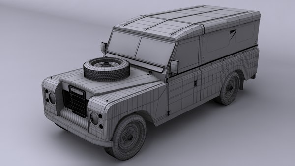 classic 1990 land rover 3d 3ds