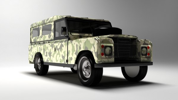 classic 1990 land rover 3d 3ds
