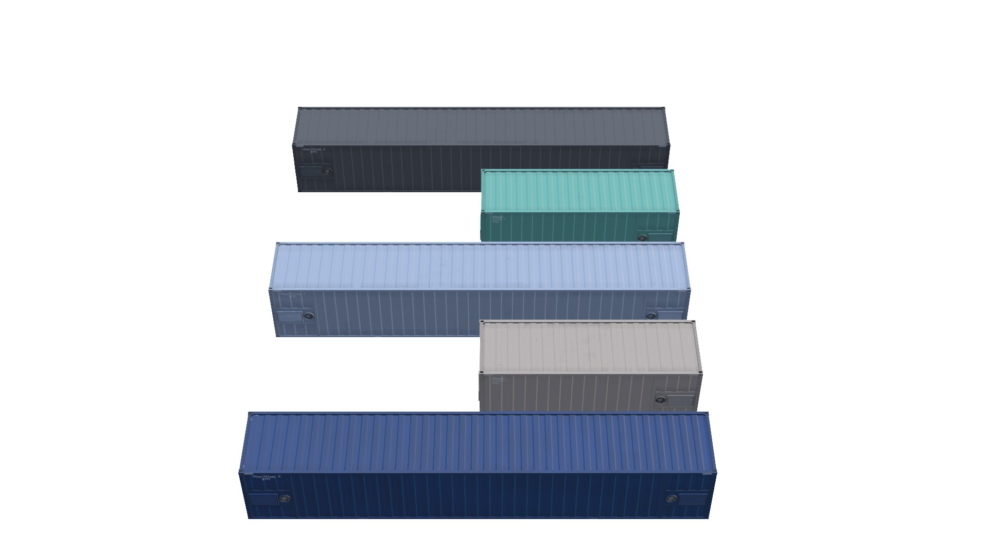 Containers 3D Model - TurboSquid 2375858