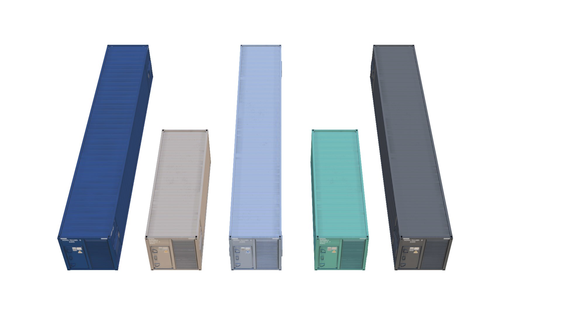 Containers 3D Model - TurboSquid 2375858