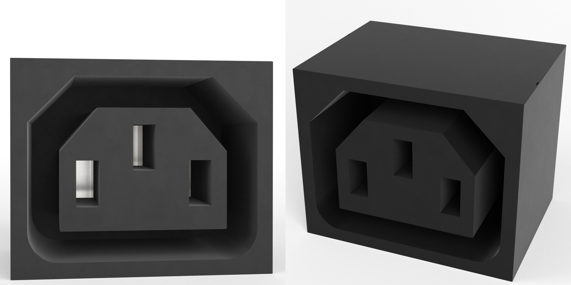 Power Outlet Socket 3D Model - TurboSquid 1542788