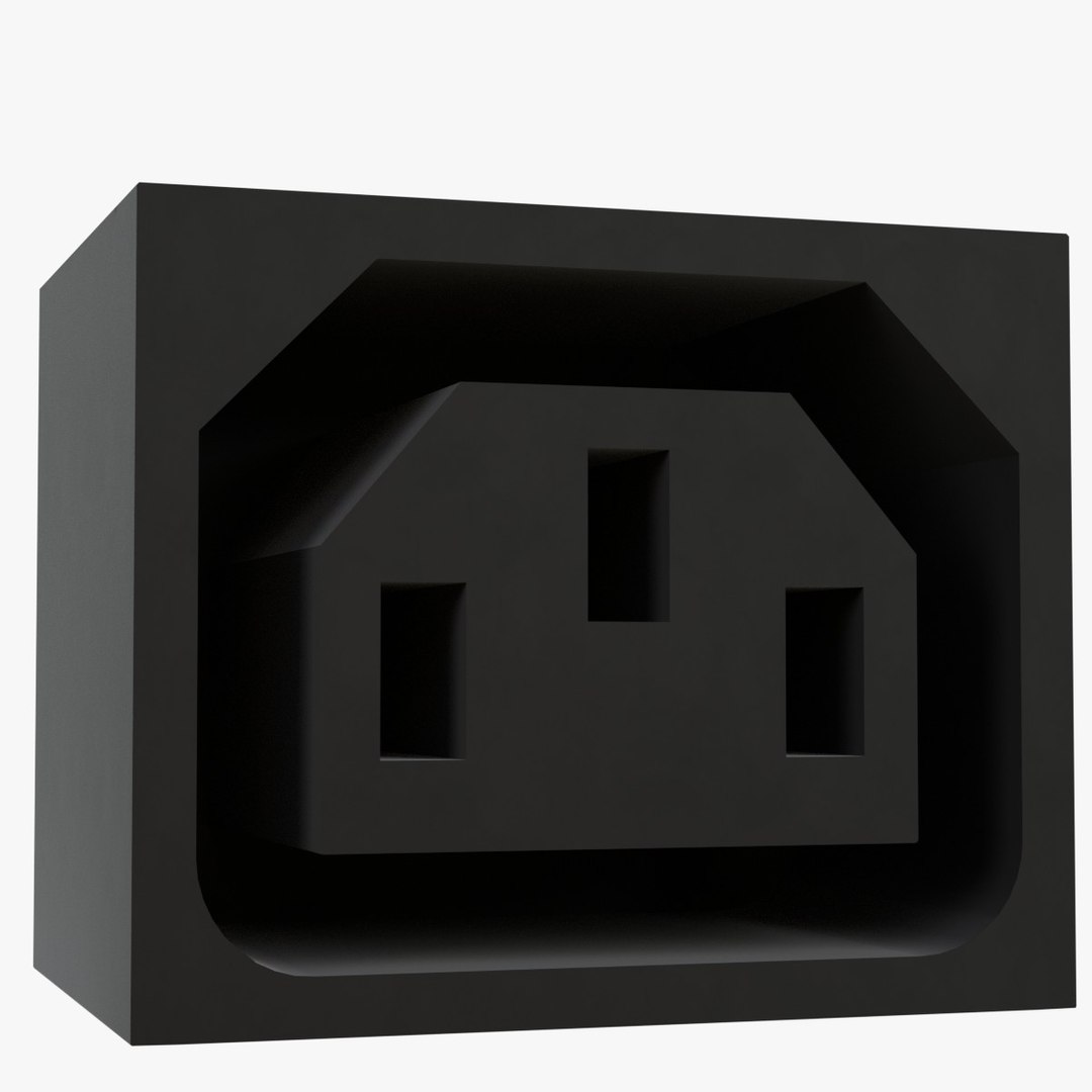 Power Outlet Socket 3D Model - TurboSquid 1542788