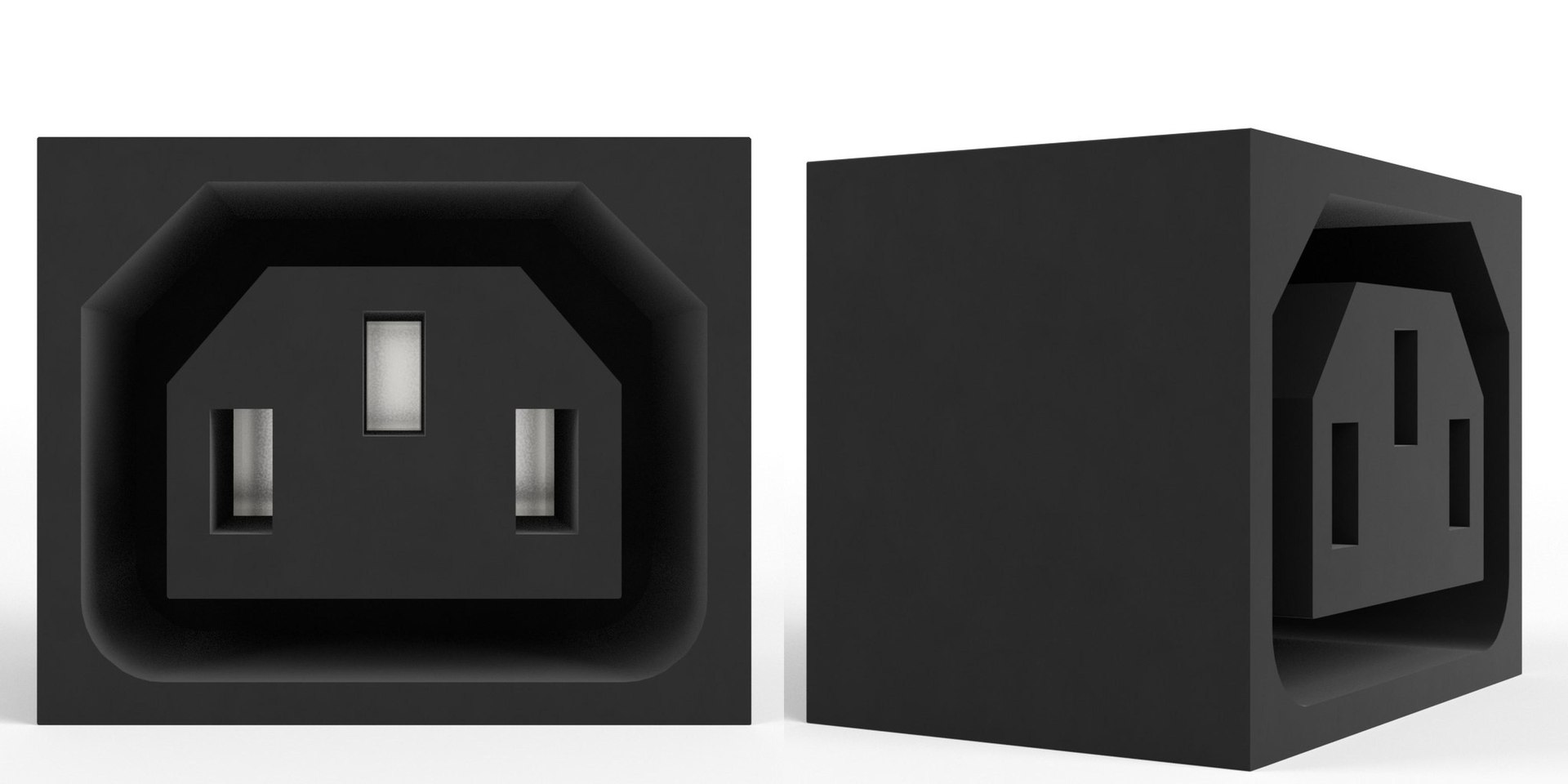 Power Outlet Socket 3D Model - TurboSquid 1542788