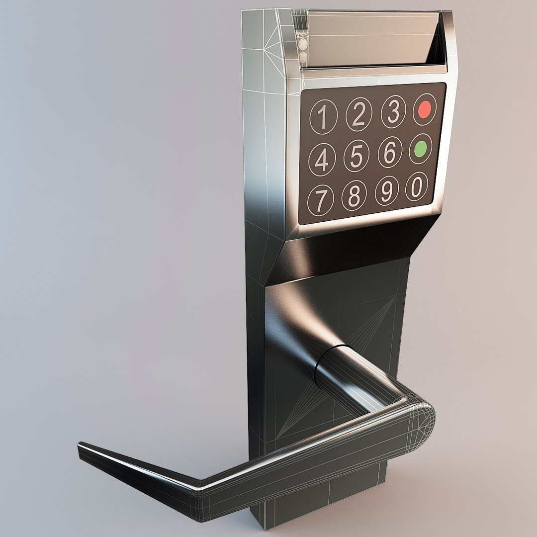 3d Electronic Door Lock