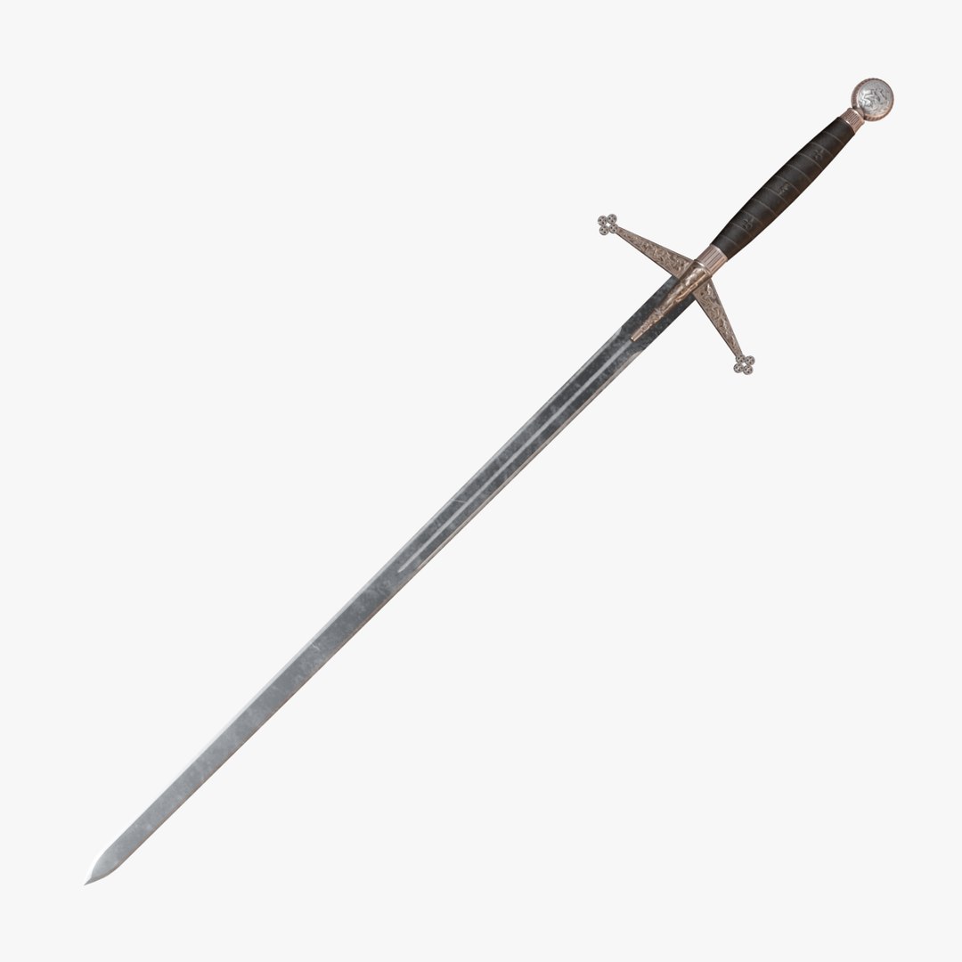 3D Scottish Claymore Model - TurboSquid 1868625