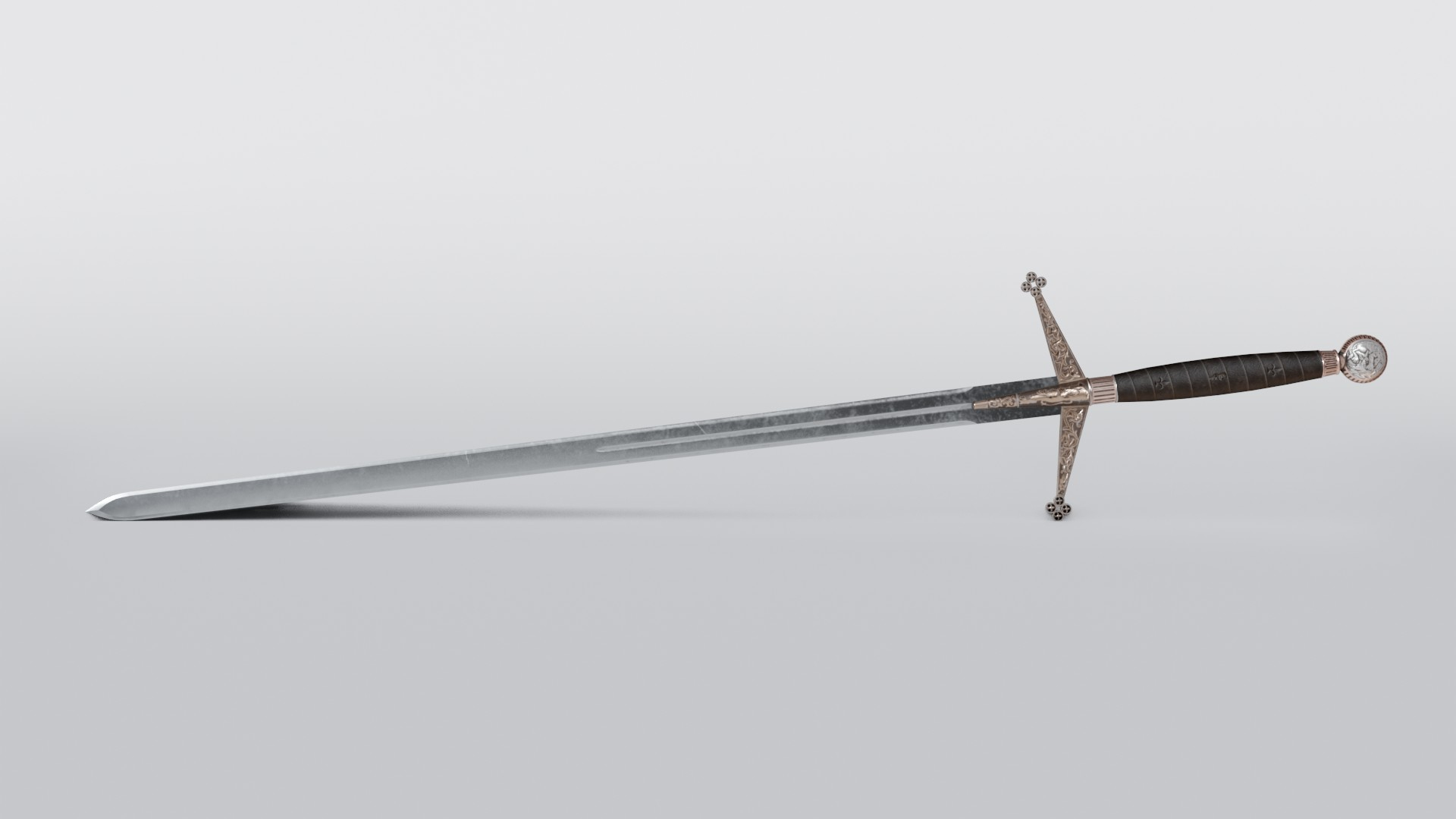 3D Scottish Claymore Model - TurboSquid 1868625