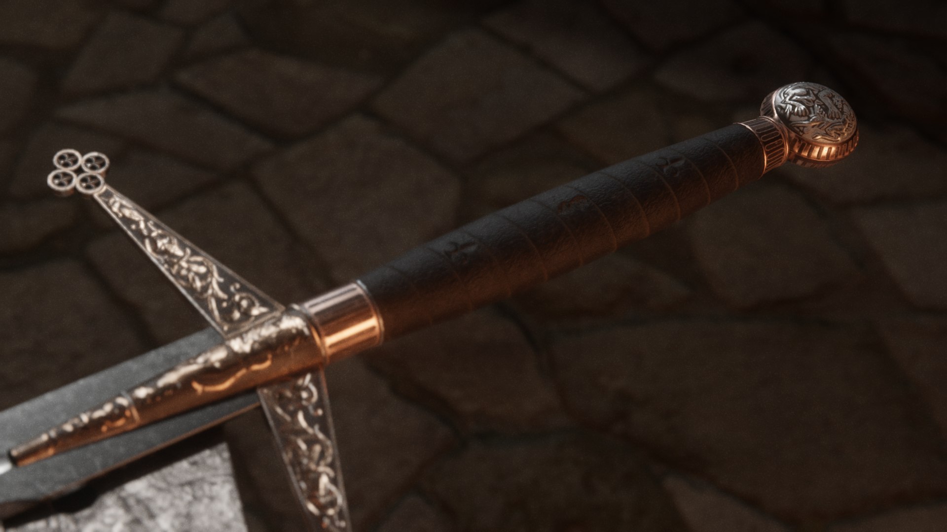 3D Scottish Claymore Model - TurboSquid 1868625