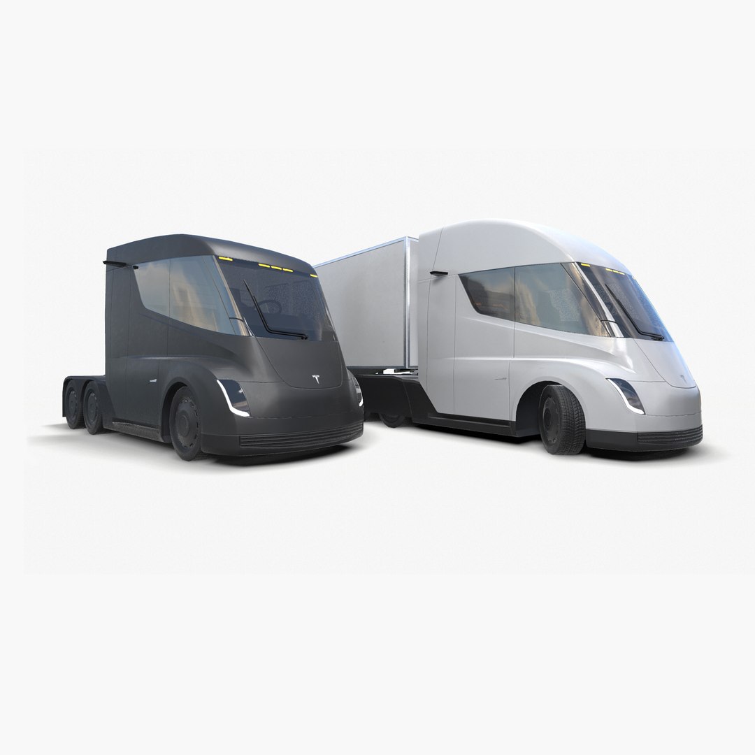 Ready tesla semi truck 3D model - TurboSquid 1226437