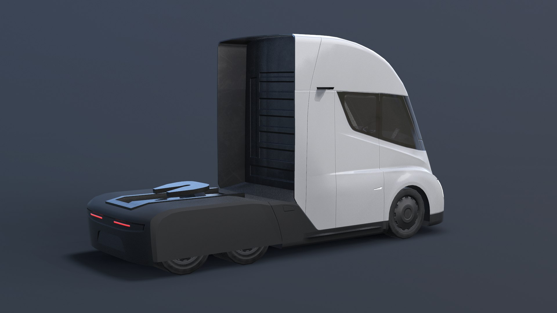 Ready Tesla Semi Truck 3D Model - TurboSquid 1226437