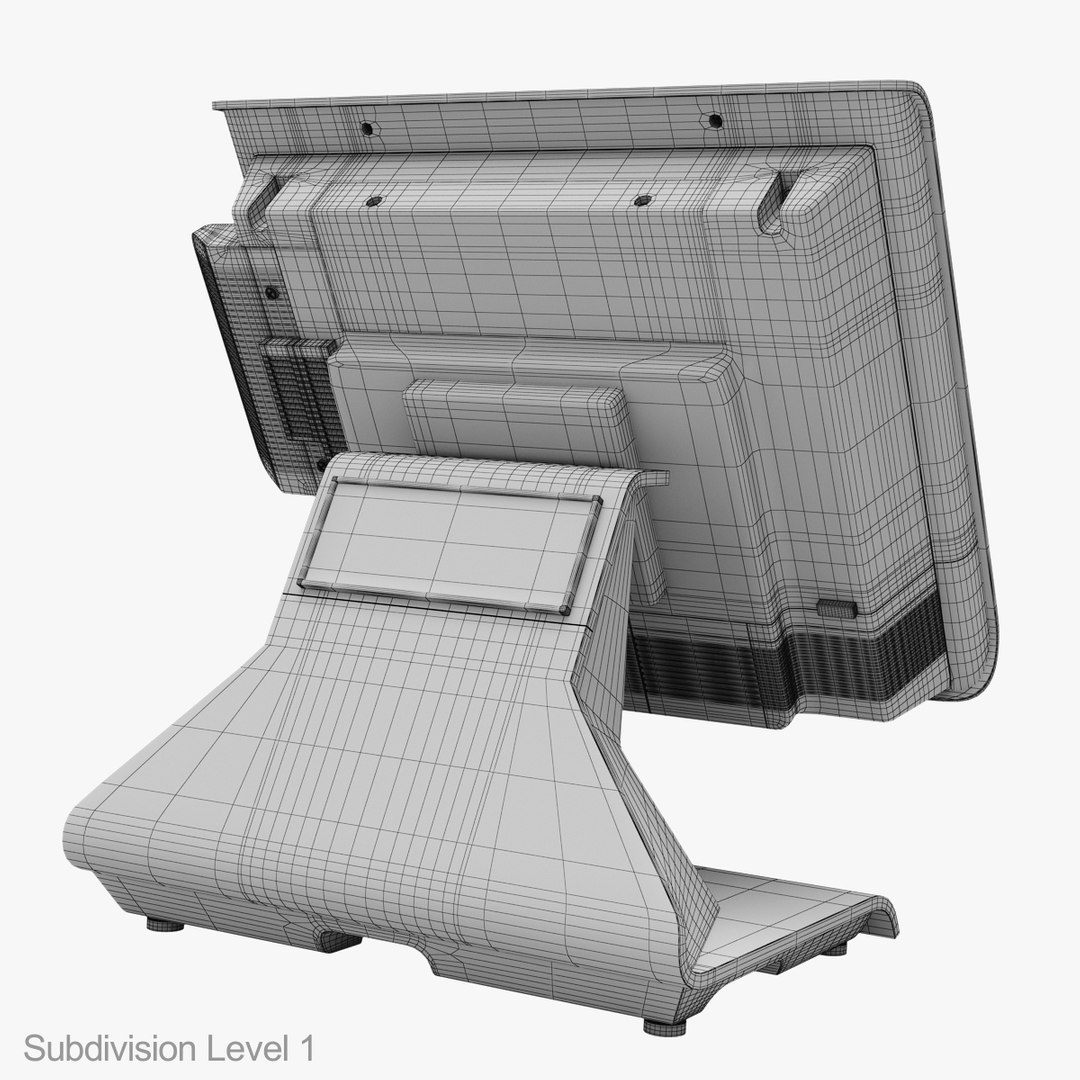 pos terminal everserv 7000 3d max