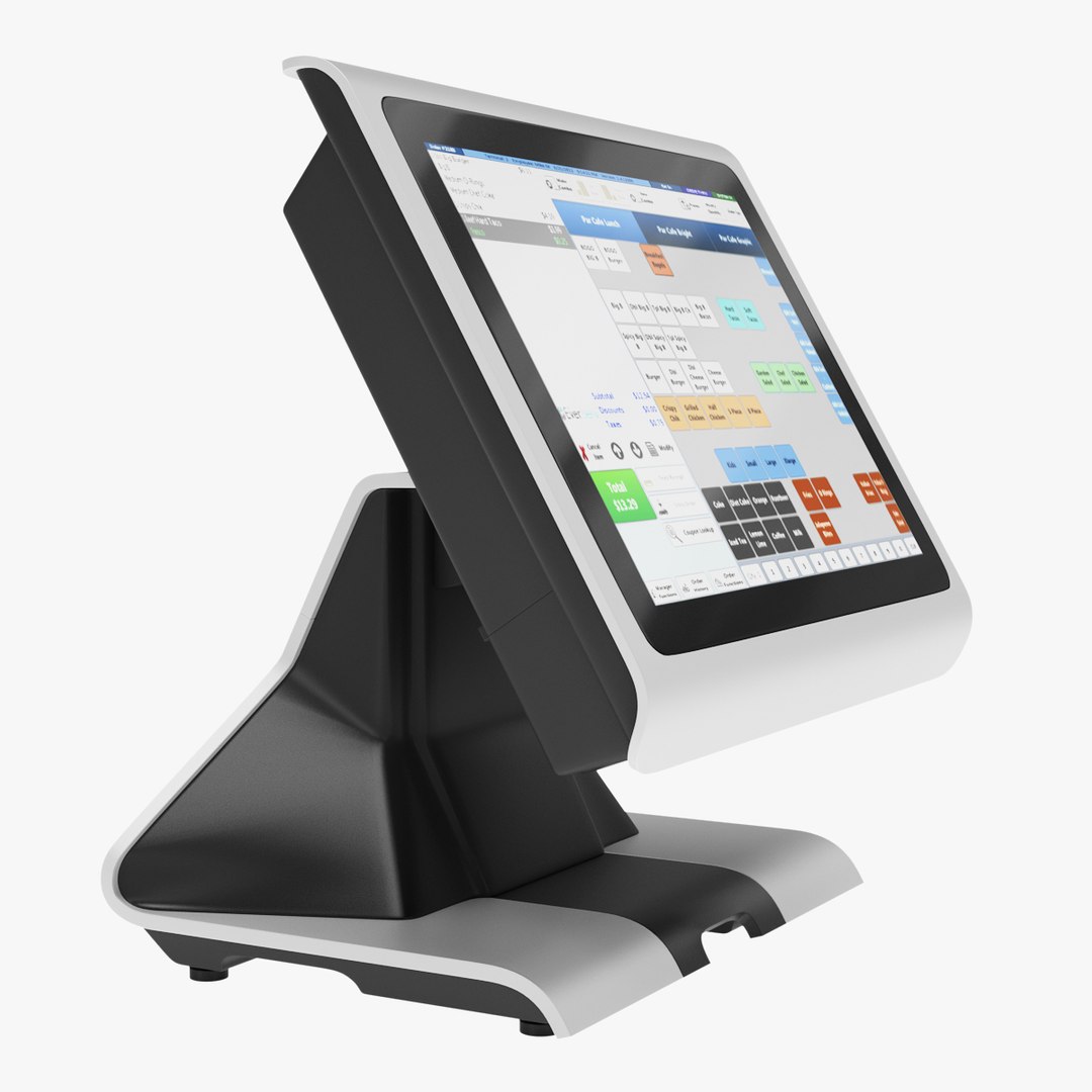 Pos Terminal Everserv 7000 3d Max
