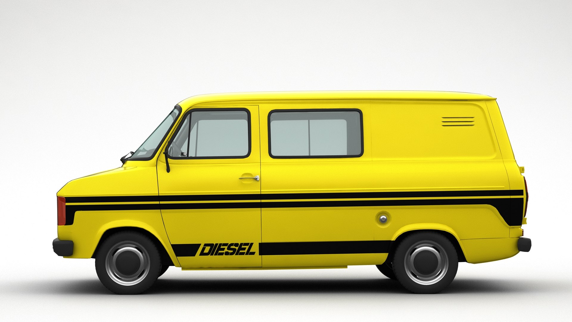 3D Model Ford Transit Mk2 1980 - TurboSquid 2010815