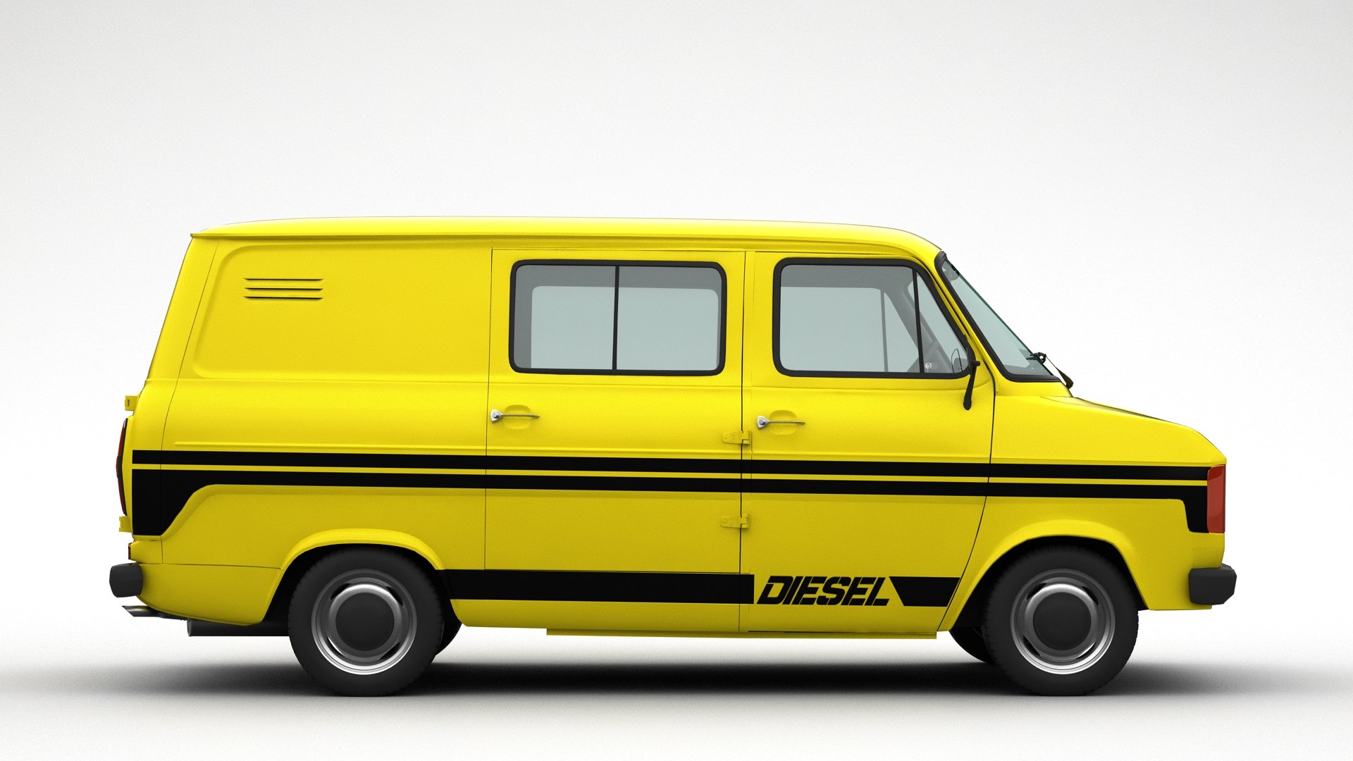 3D Model Ford Transit Mk2 1980 - TurboSquid 2010815