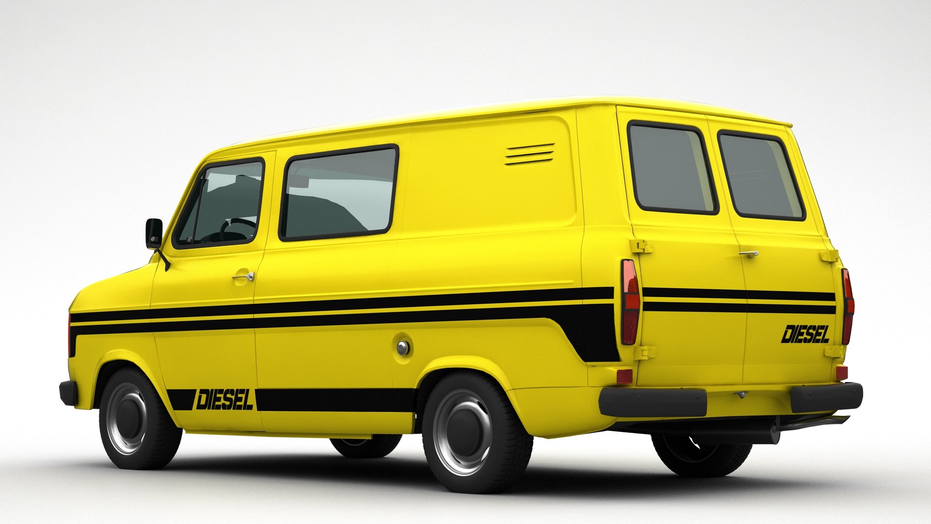 3D Model Ford Transit Mk2 1980 - TurboSquid 2010815