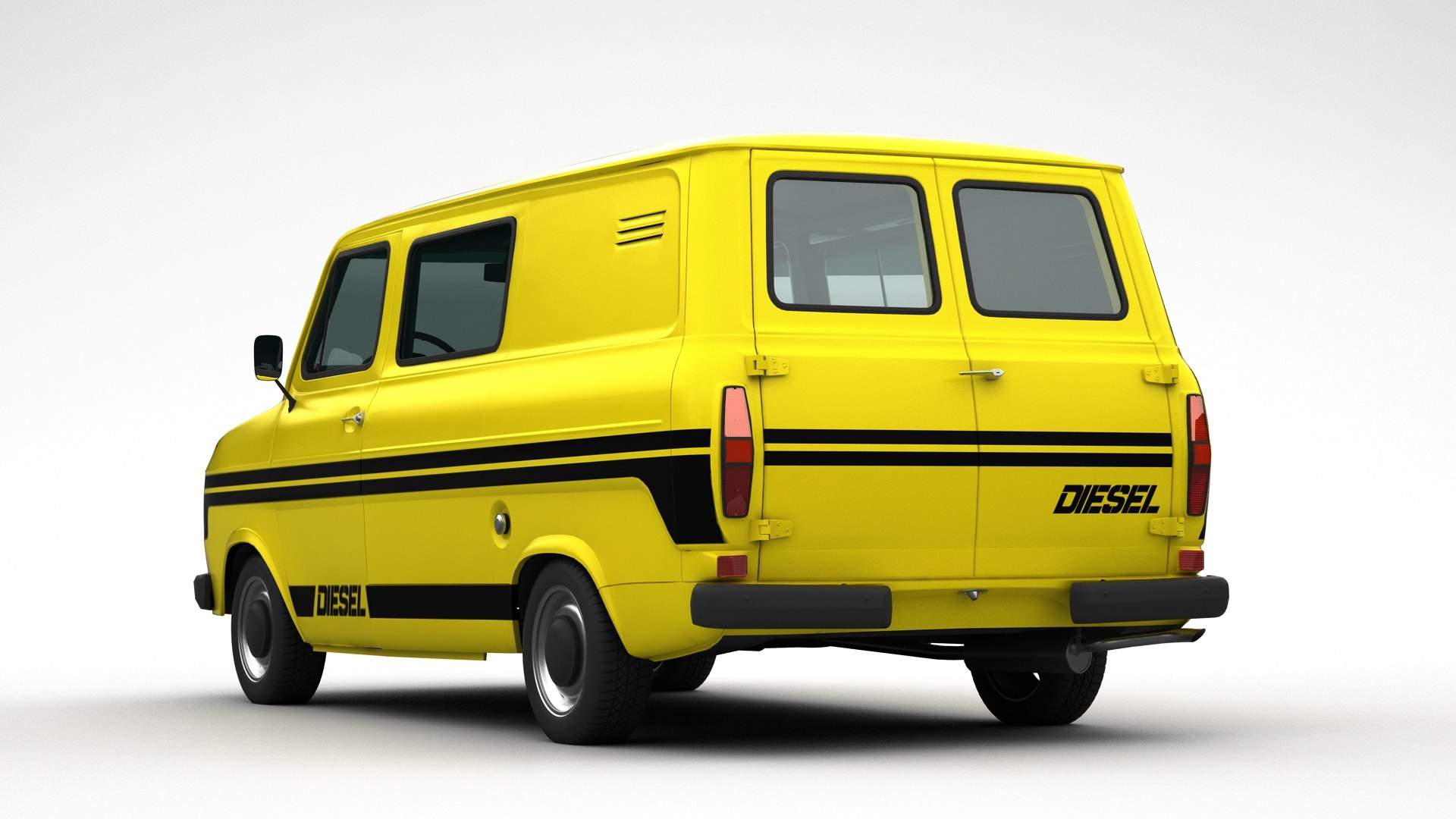 3D Model Ford Transit Mk2 1980 - TurboSquid 2010815
