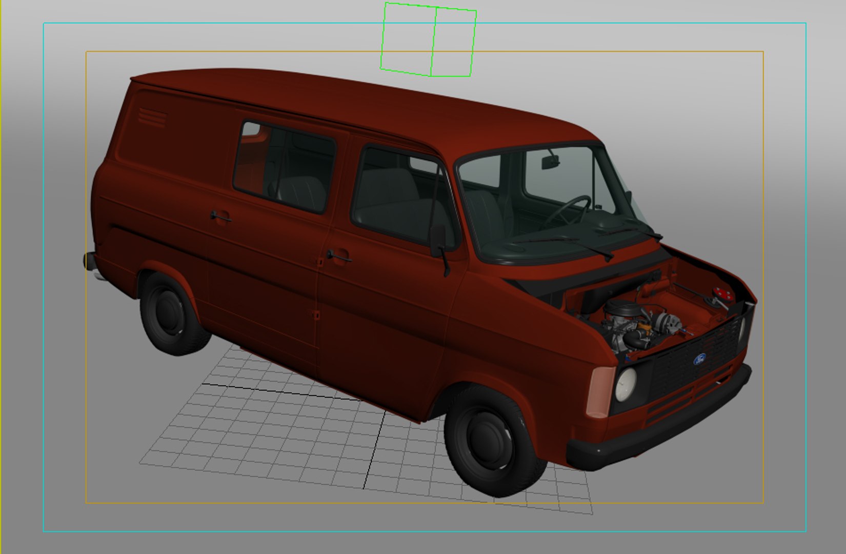 3D Model Ford Transit Mk2 1980 - TurboSquid 2010815