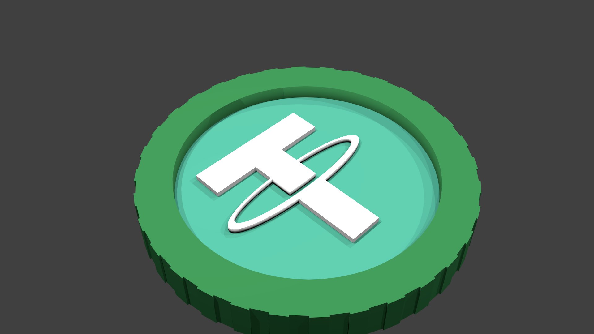 3D Tether Coin - TurboSquid 1851197