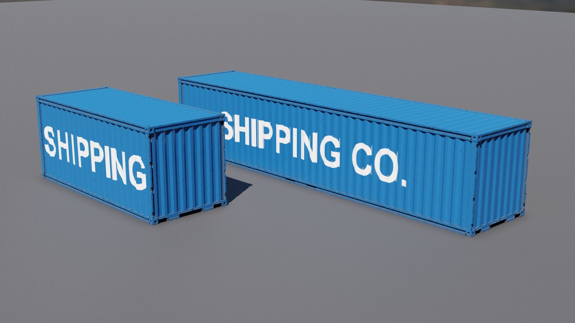 3D Containers Standard Sizes Industry Model - TurboSquid 1665179