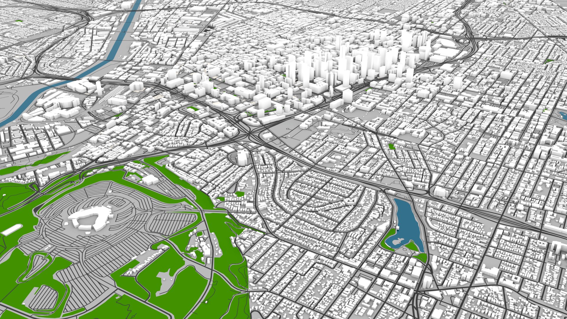 Los Angeles Full City 3D Model 3D Model - TurboSquid 2308726