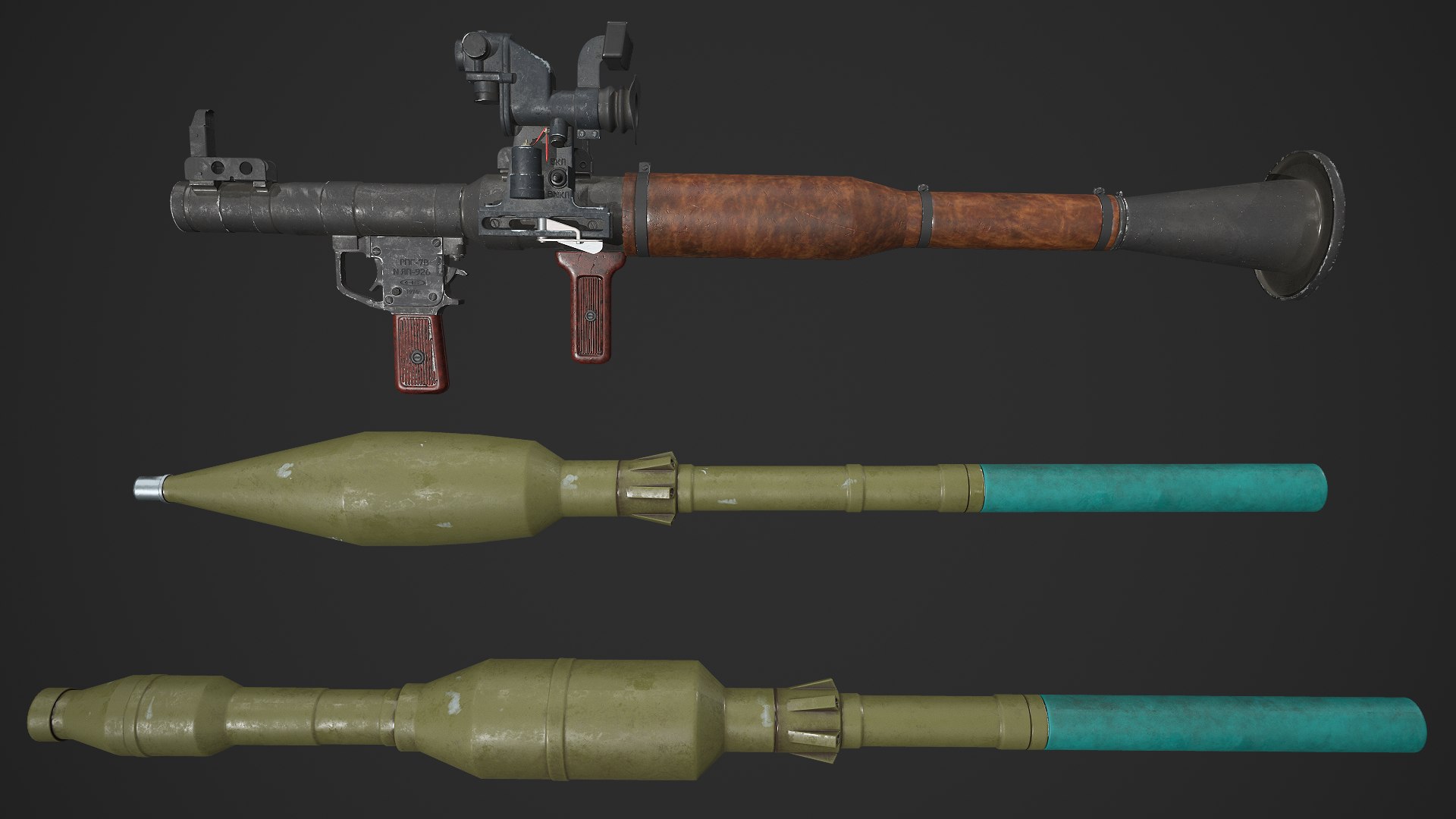 RPG-7 Model - TurboSquid 1834699