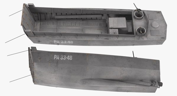 Lcvp higgins boat 3D model - TurboSquid 1318193