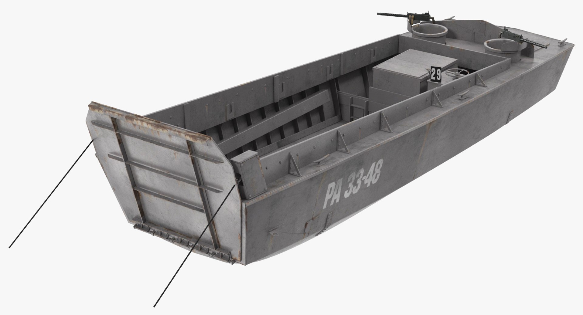 Lcvp Higgins Boat 3D Model - TurboSquid 1318193