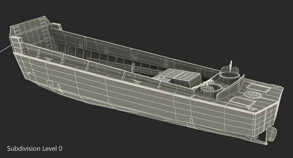 Lcvp higgins boat 3D model - TurboSquid 1318193