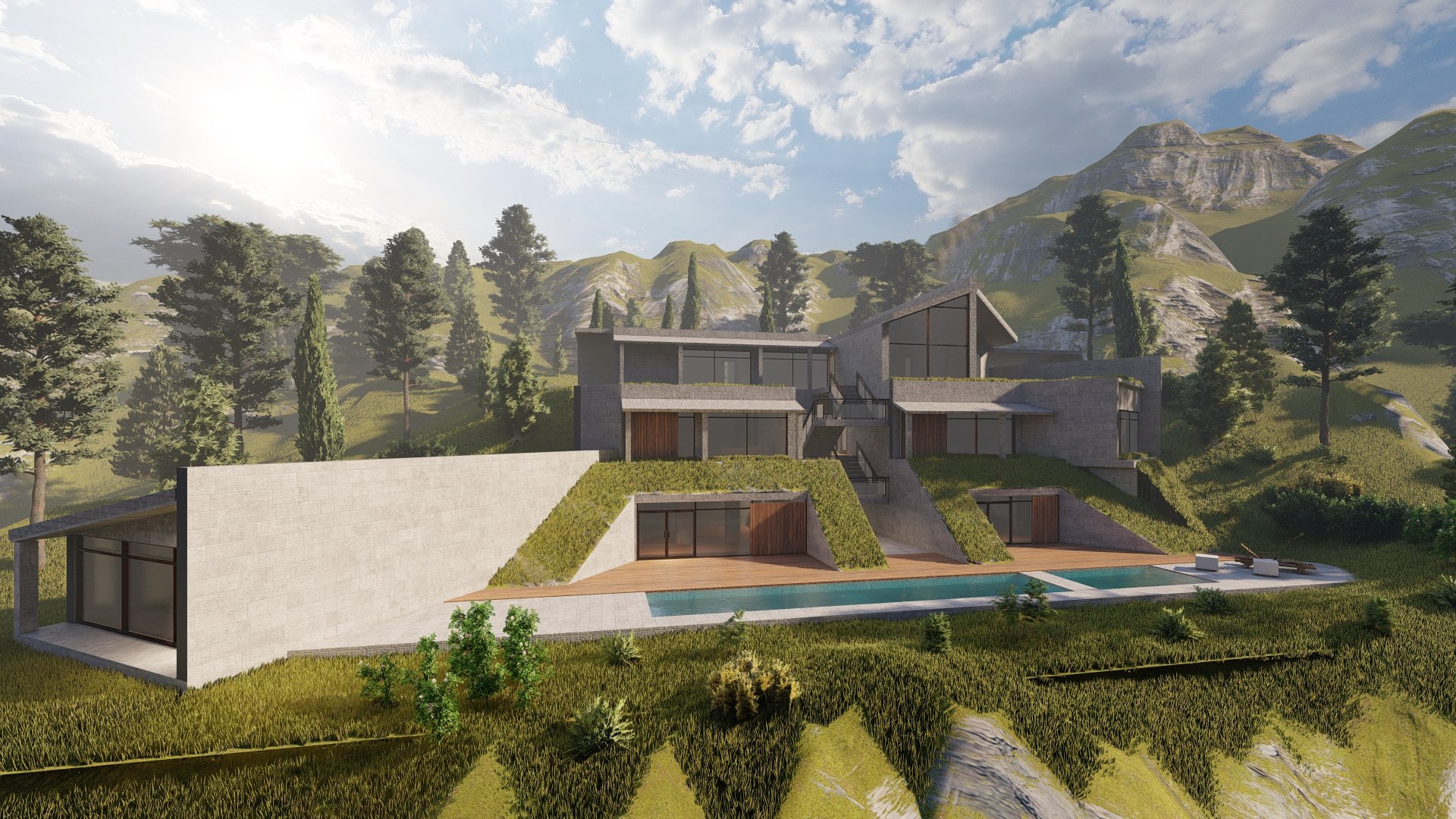 3D Slope House - Revit 3D Model - TurboSquid 2162901