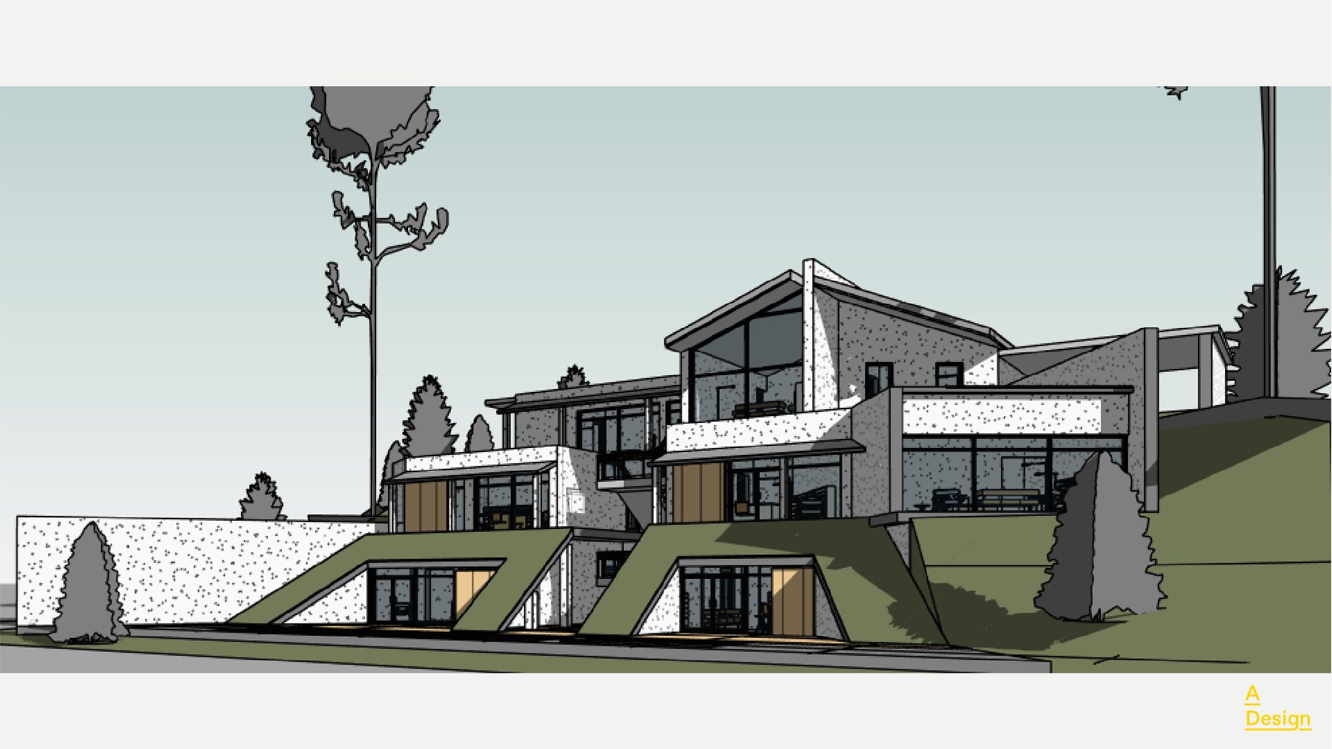 3D Slope House - Revit 3D Model - TurboSquid 2162901
