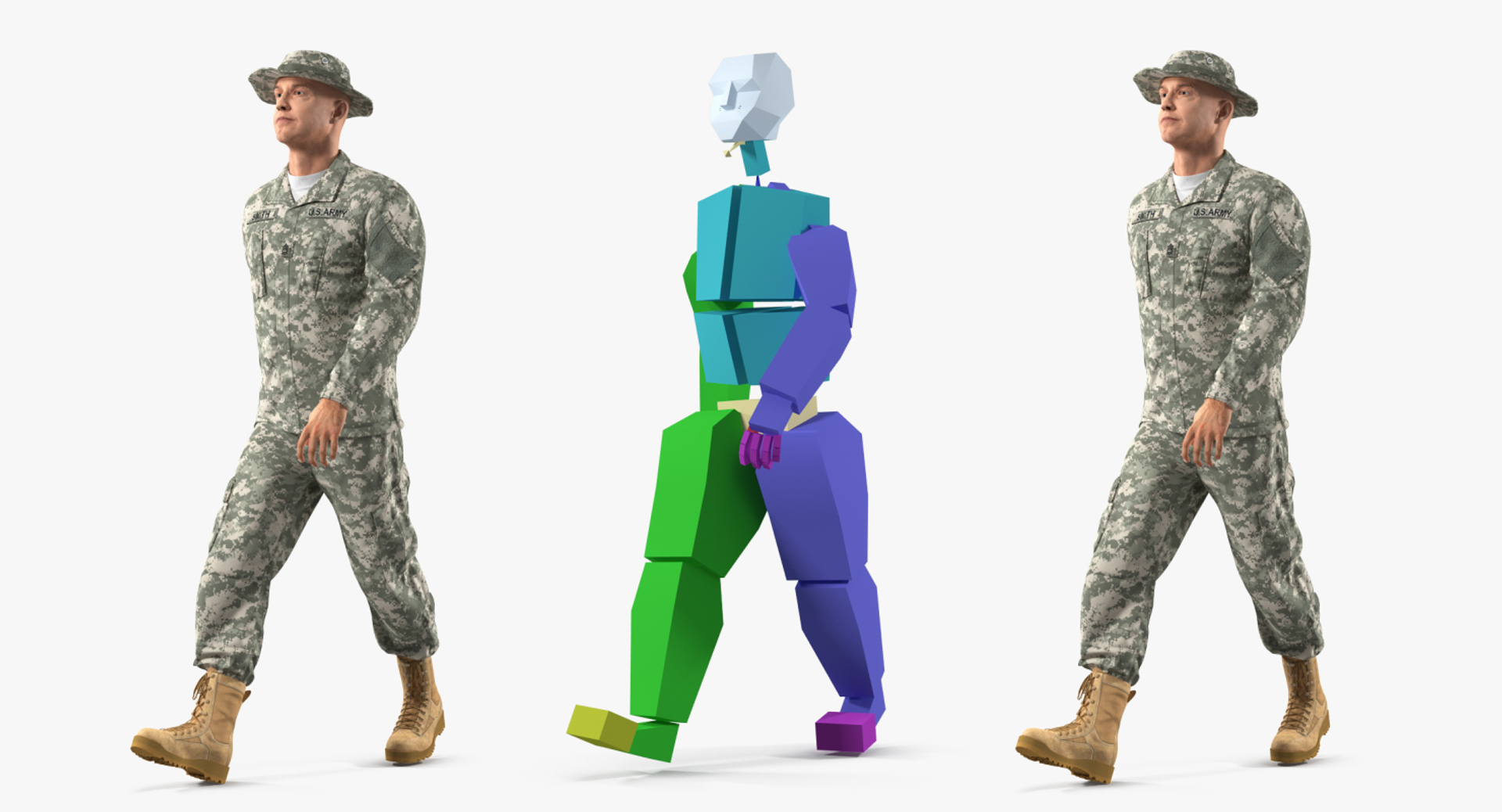 Army Soldier Military Acu 3D Model - TurboSquid 1415527