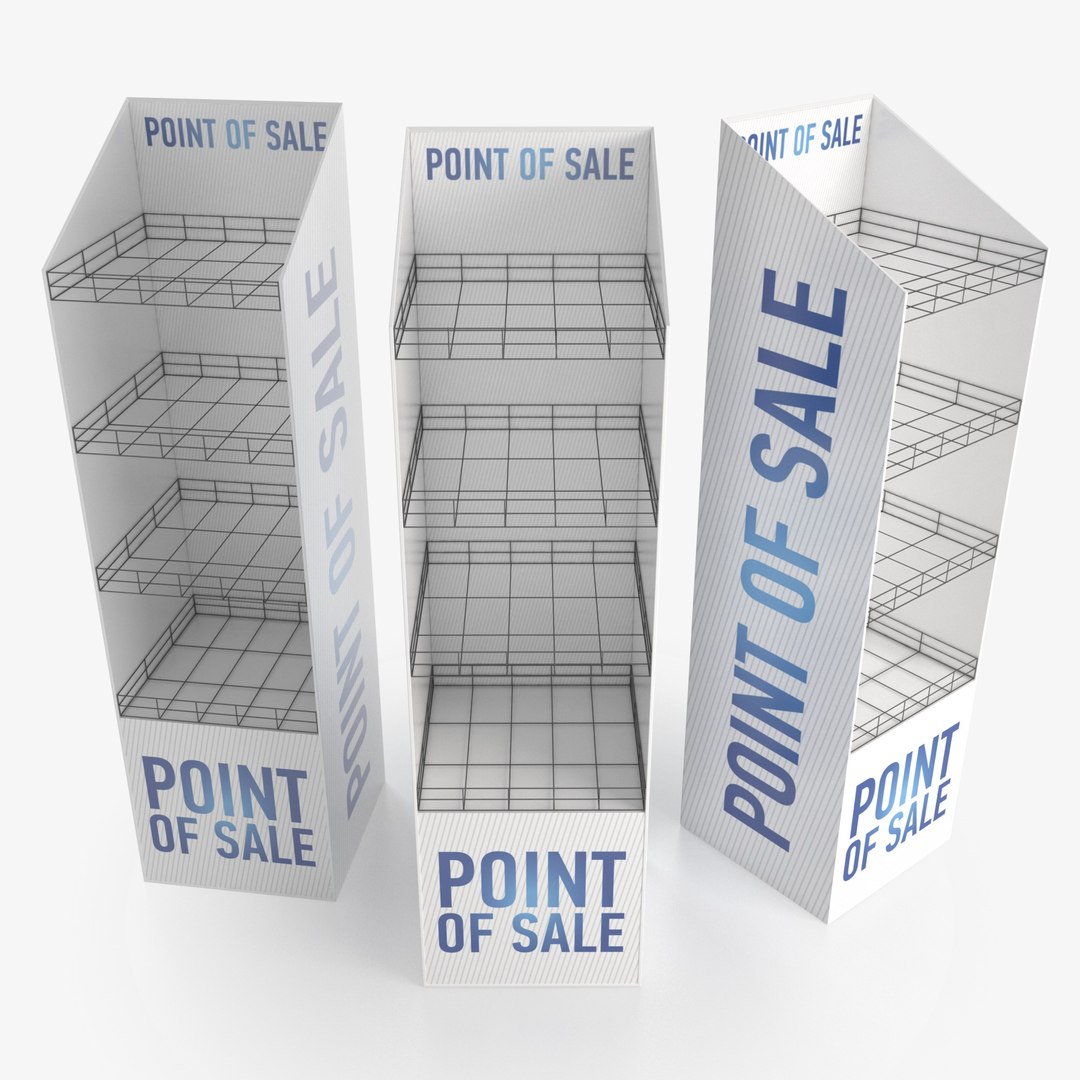 Display Rack 3D Model - TurboSquid 1361633