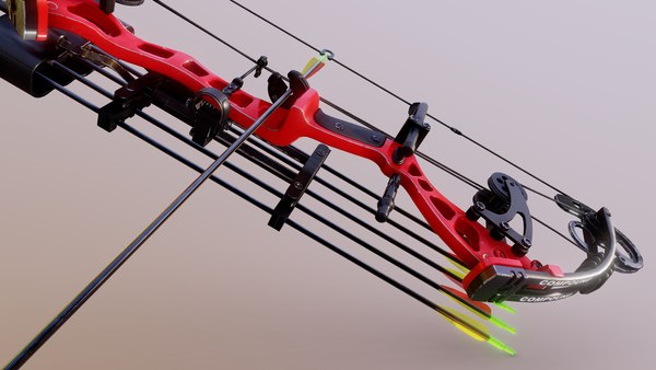 3D model compound bow - TurboSquid 1675307