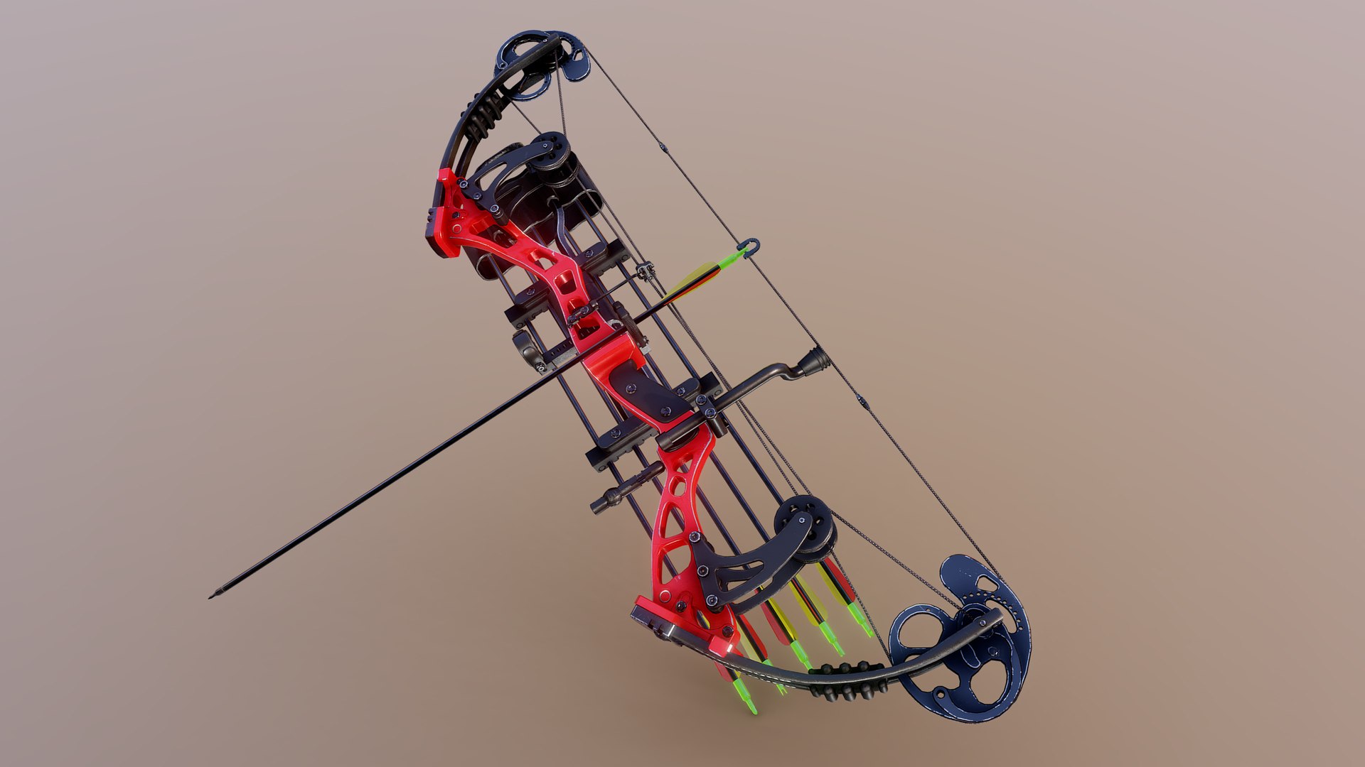 3D Model Compound Bow - TurboSquid 1675307