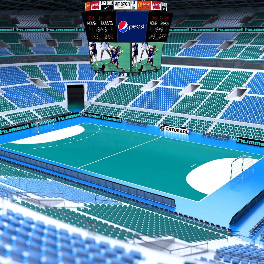 3D Handball Stadium Ball Model - TurboSquid 1306040