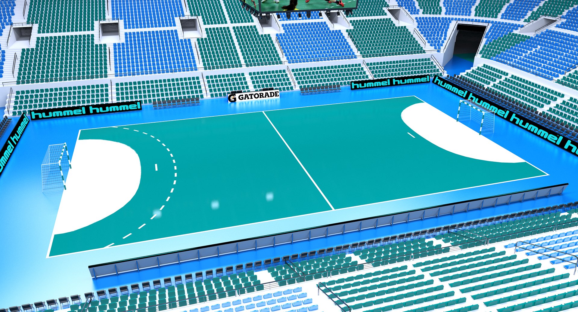 3D Handball Stadium Ball Model - TurboSquid 1306040