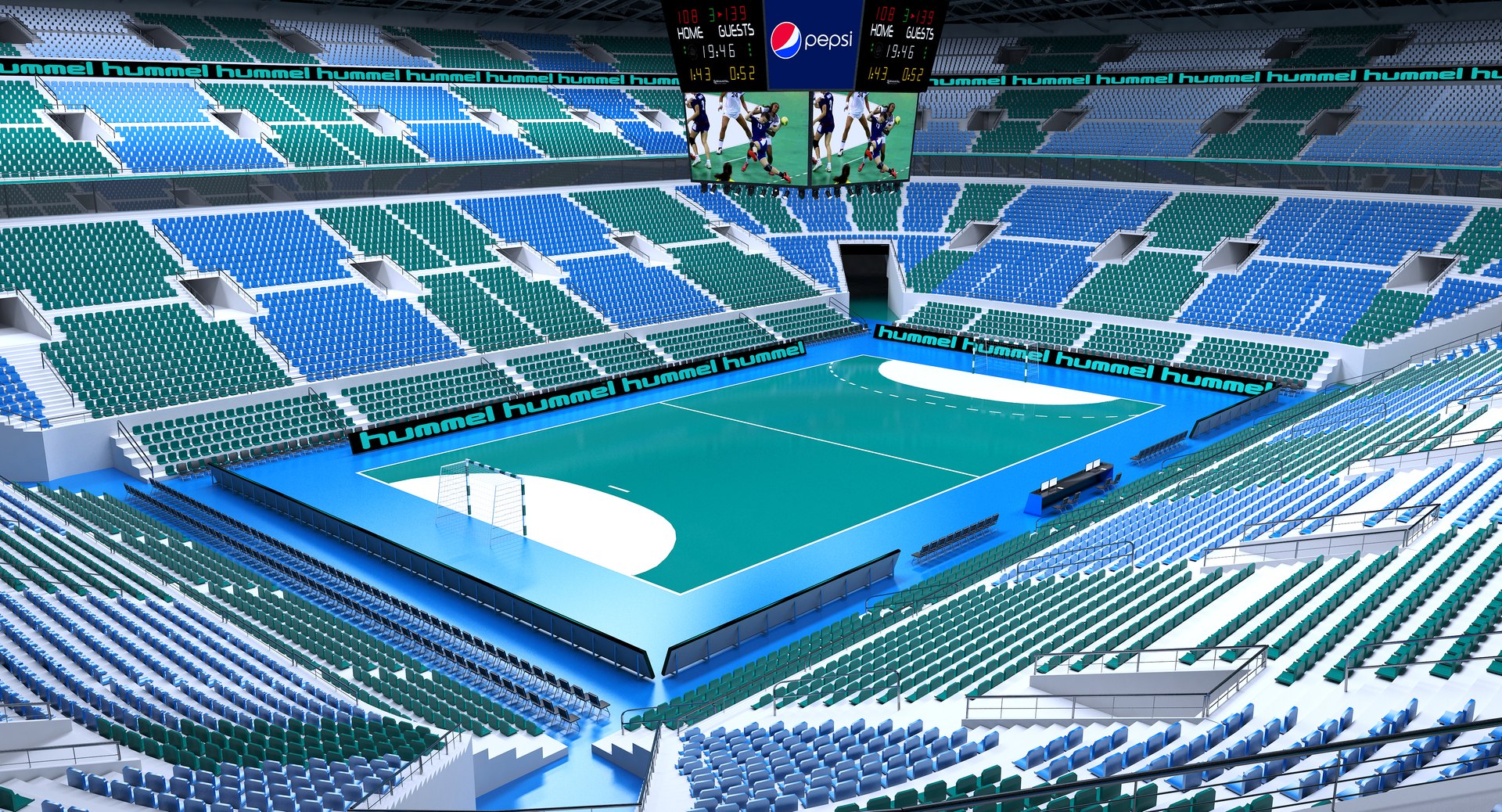 3D Handball Stadium Ball Model - TurboSquid 1306040