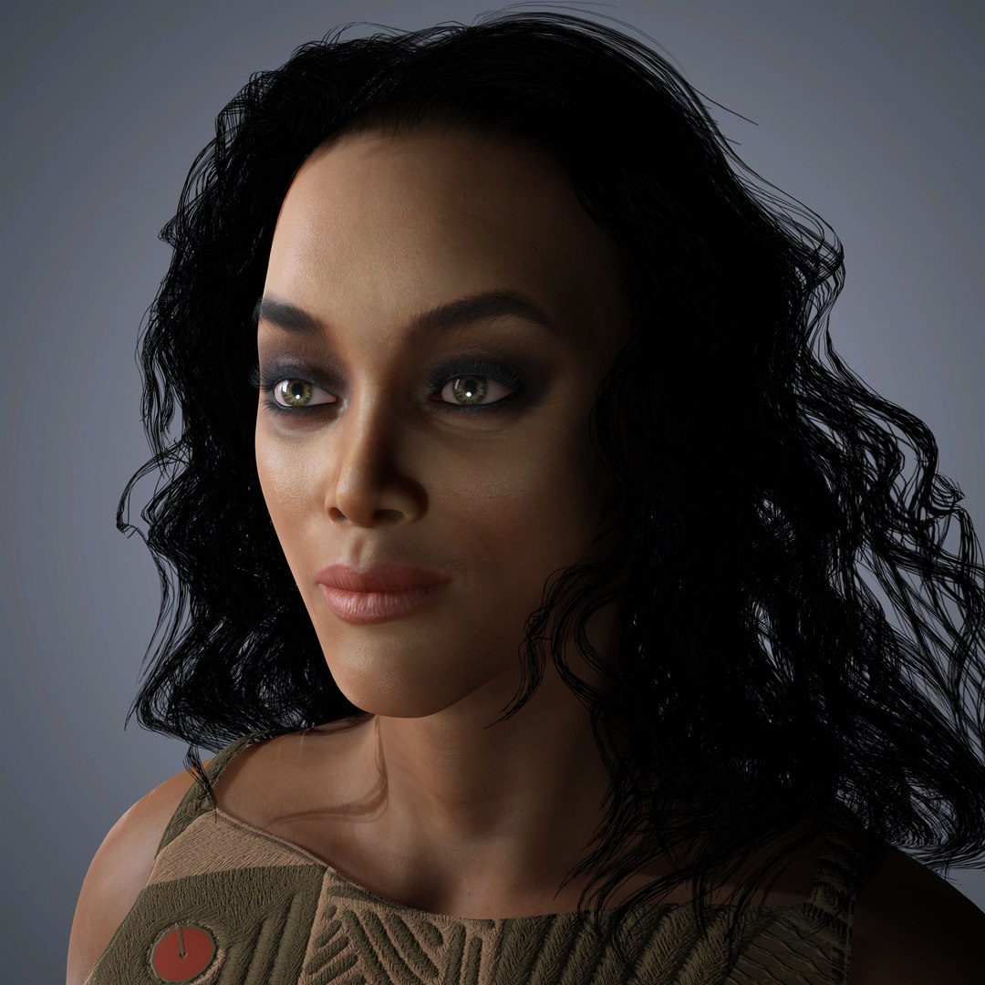 3D Tyra Banks Character 3D Model Model - TurboSquid 2315266